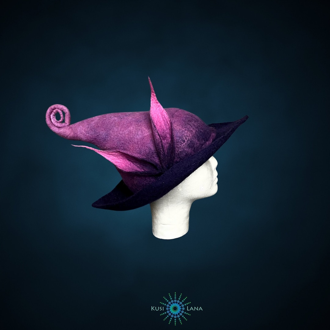 Elven Hat, Fantasy Hat, Fairy Hat, Wizard Hat, Witch Hat, Gnome Hat ...