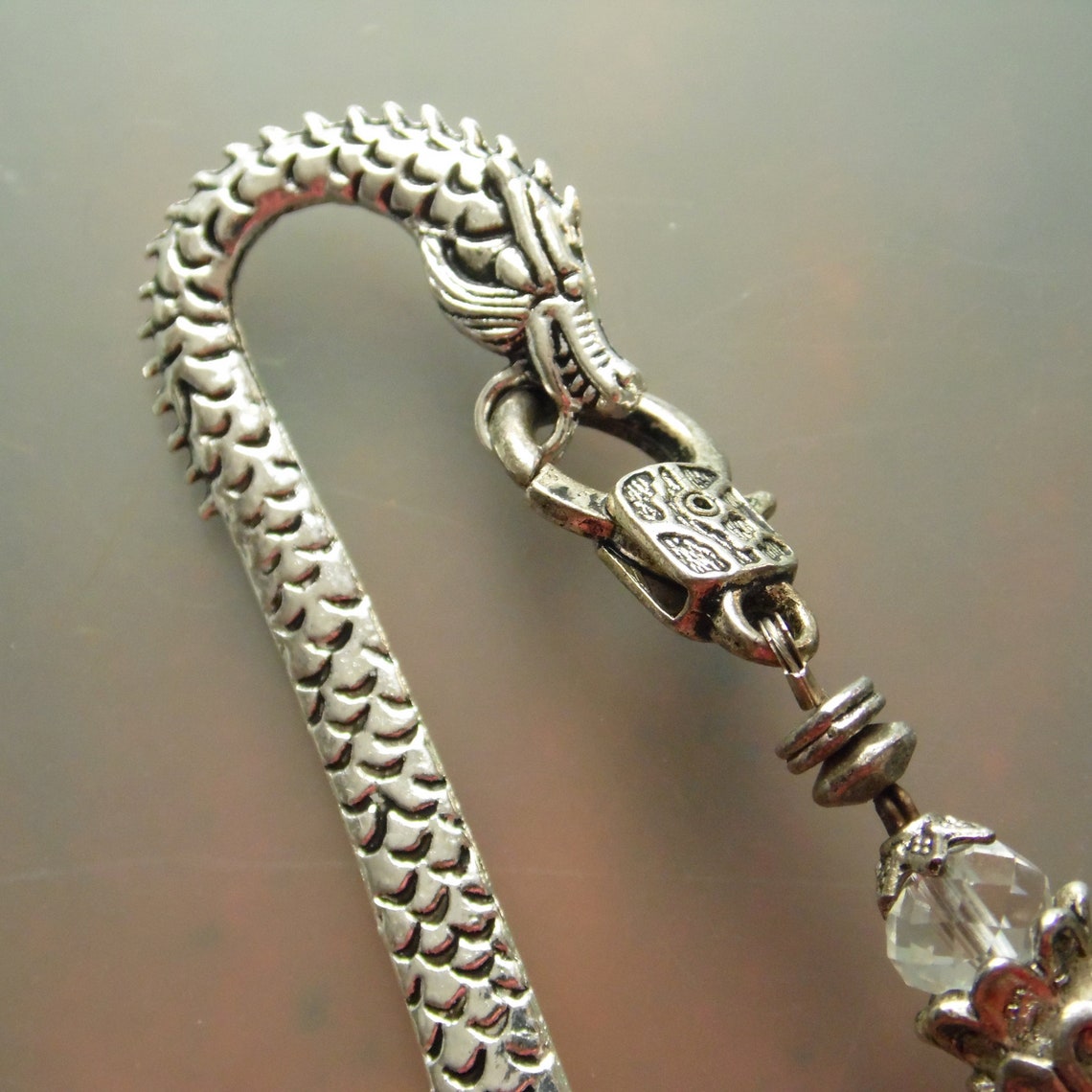 Bookmark volcano dragon on lava cube can also be used as a | Etsy