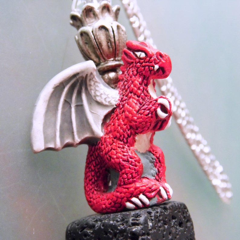 Bookmark Volcano Dragon on Lava Cube Can Also Be Used as a - Etsy