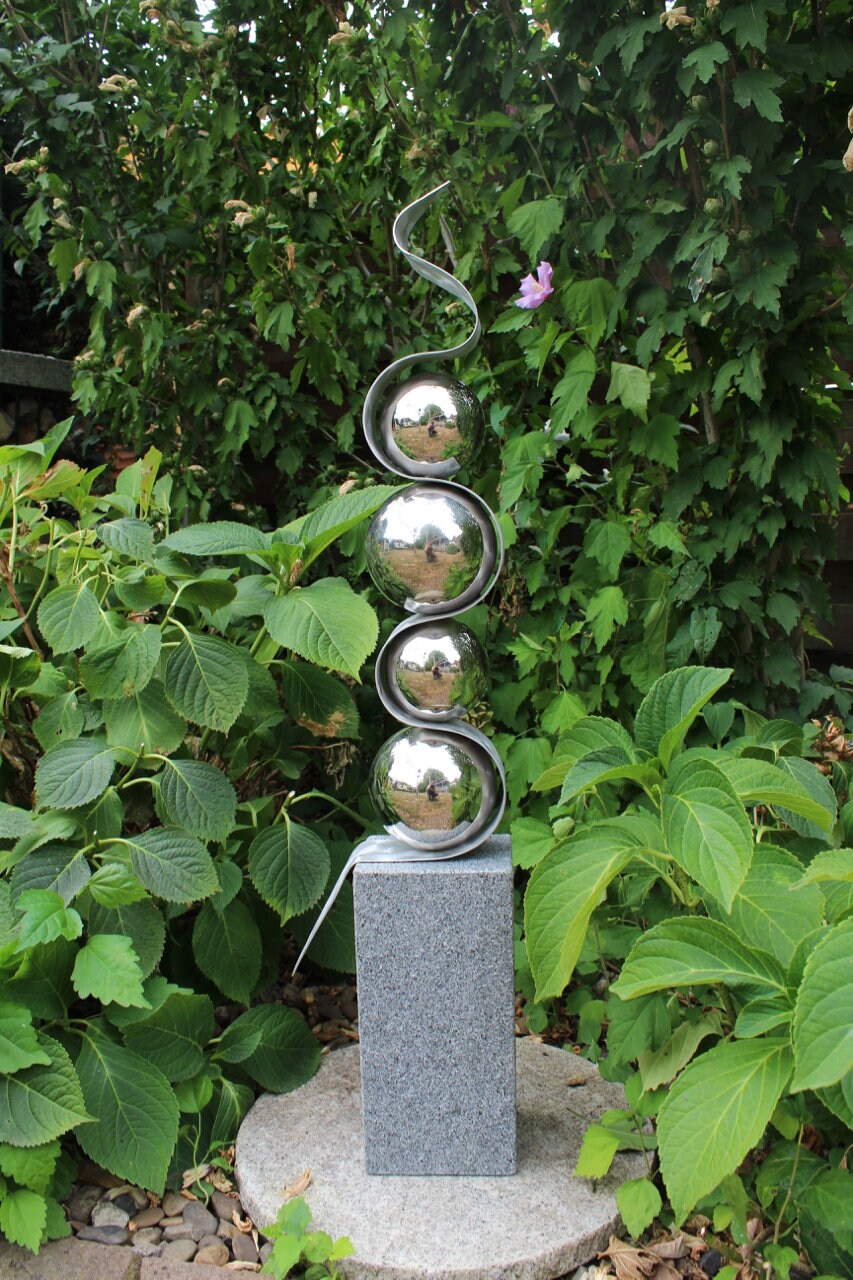 Gartendeko Gartendekoration Gartenskulptur Granit | Etsy