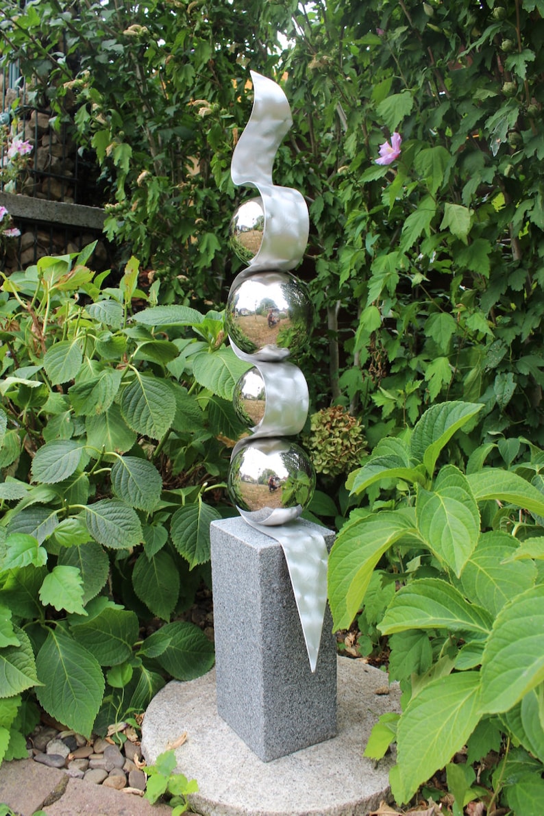 Gartendeko Gartendekoration Gartenskulptur Granit | Etsy