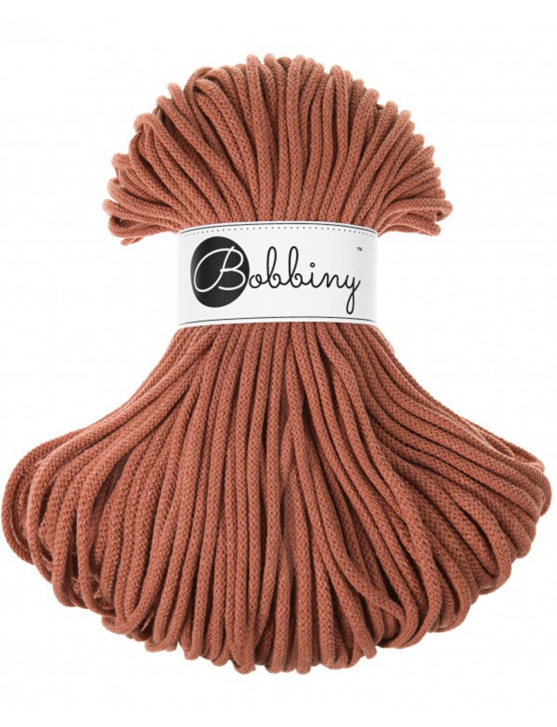 Bobbiny Cords 5 Mm Rope Yarn 100 M All Colours to Choose - Etsy