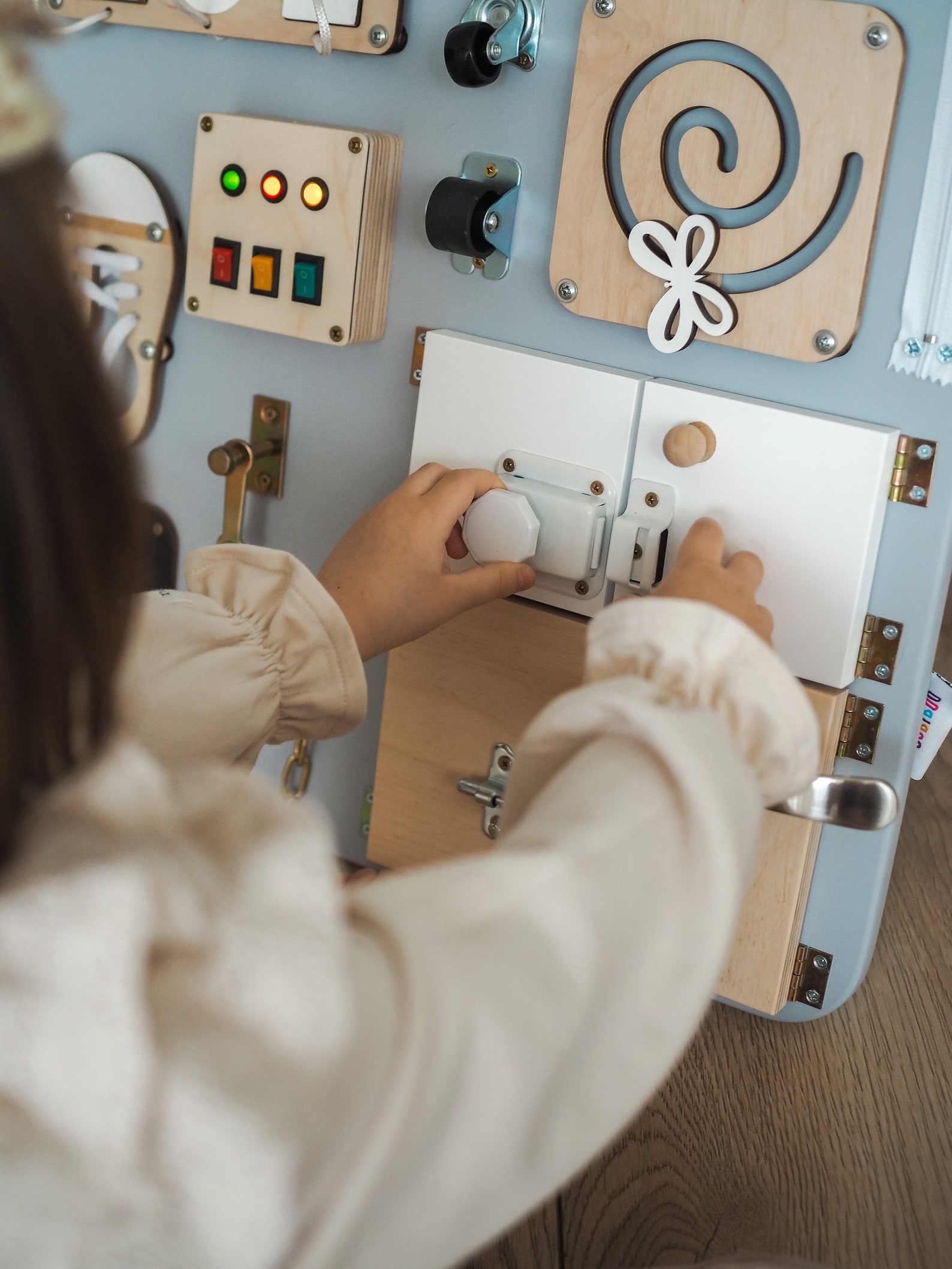 Double Busy Board Standing Busy Board Two Sided Board - Etsy