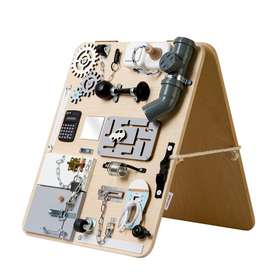 Personalized BUSY BOARD With STAND by Woobiboo Perfect Gift - Etsy