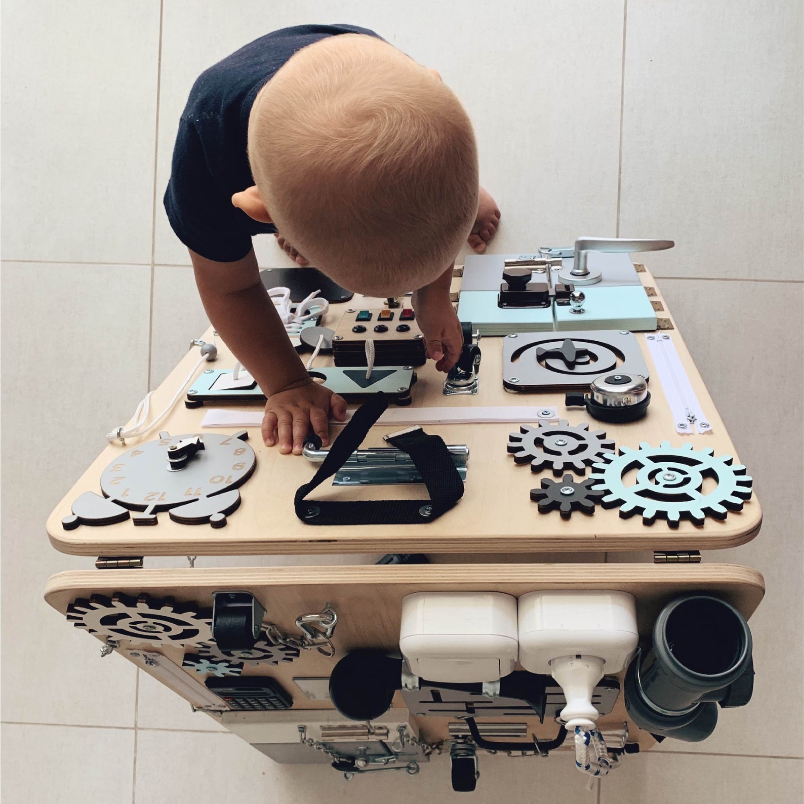 TWO Busy Board in ONE Double Busy Board Standing Busy Board - Etsy