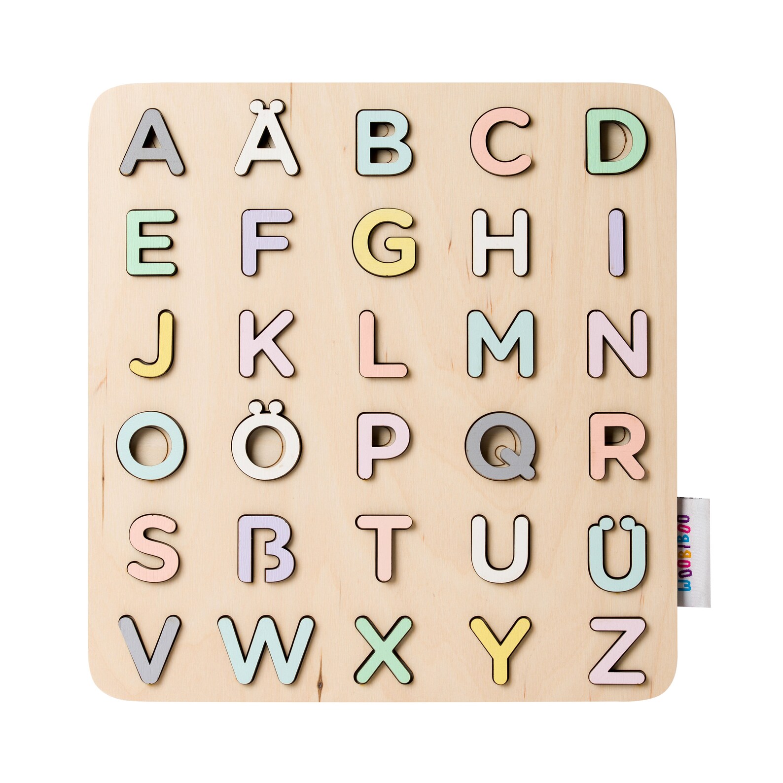 Wooden Puzzle for Kids German Alphabet Letters Educational - Etsy