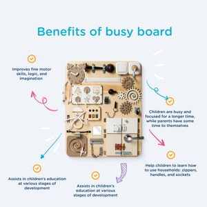 Double Busy Board, Standing Busy Board, Two Sided Board, Montessori ...