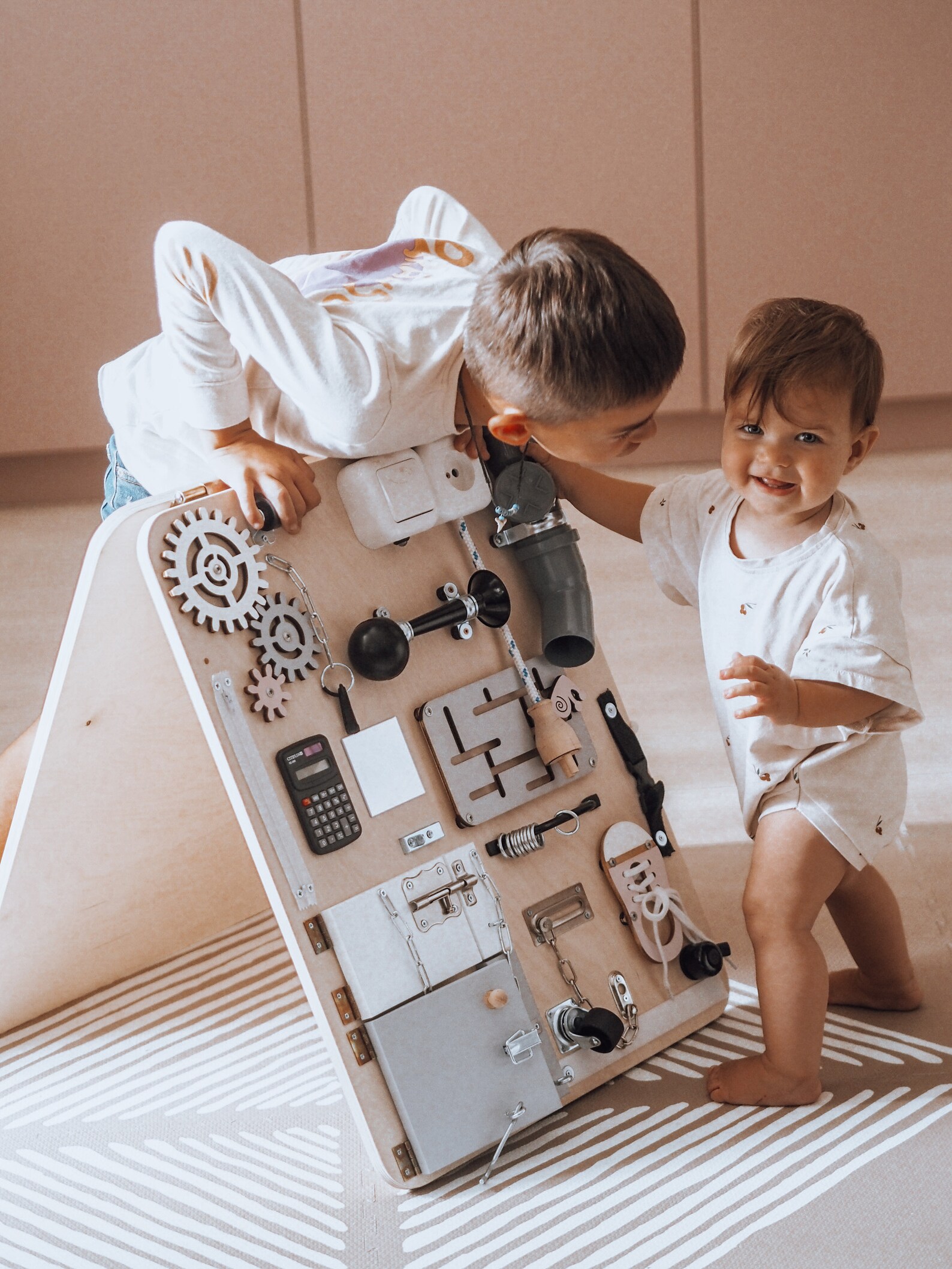 Double Busy Board Standing Busy Board Two Sided Board - Etsy