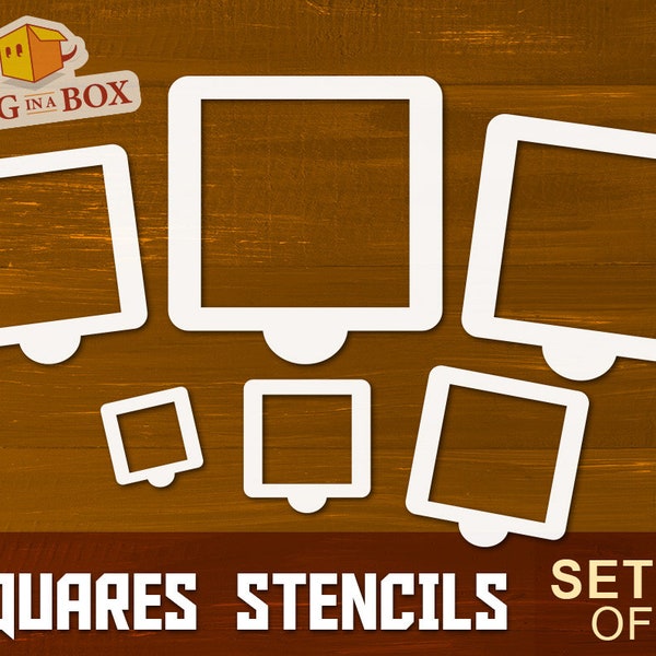 Squares Stencil - Etsy