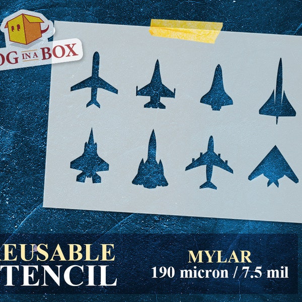 Airplane Stencil - Etsy