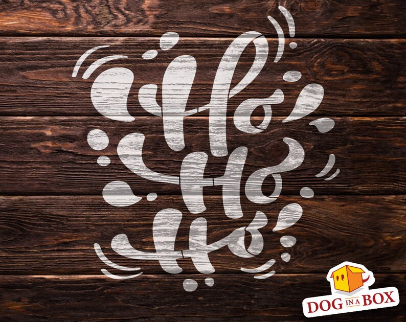 Ho Ho Ho Stencil Christmas Stencil Christmas Decor Stencil - Etsy