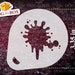 Paint Splat Stencils Set, 3 Coffee Stencil, Ink Splat Stencil, Paint ...