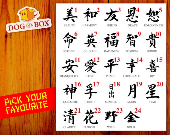 Destiny In Chinese Writing