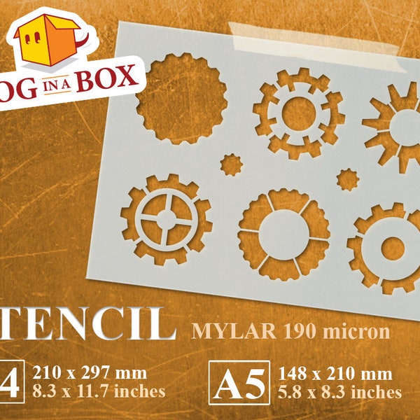 Steampunk Stencil - Etsy