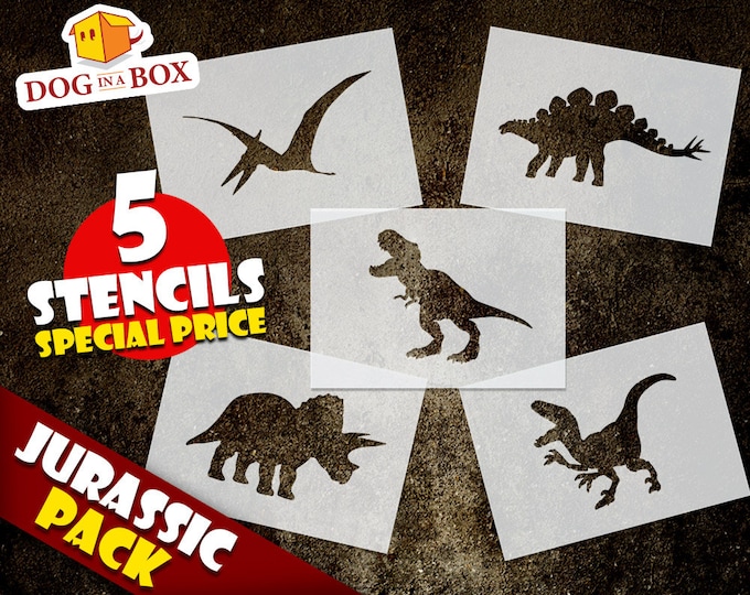 Tyrannosaurus Dinosaur Stencil T Rex Stencil, Dinosaur Wall Stencil ...