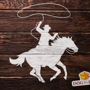 Cowboy Stencil N.2 - Reusable Western Stencil for Country Clubs, Home ...