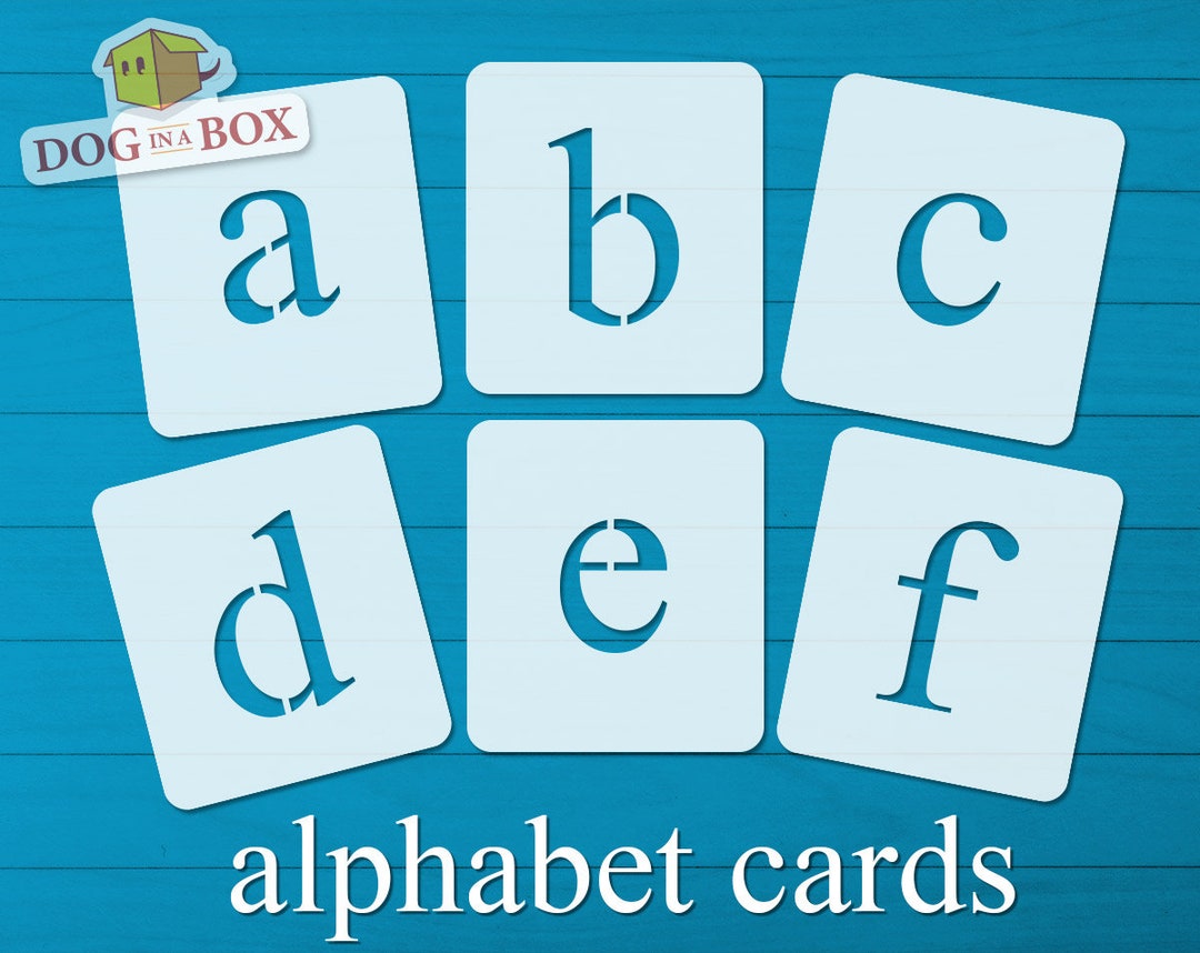 Times New Roman Stencil: Set of Lowercase Letters Stencil for Paining ...