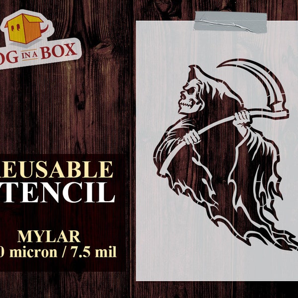 Stencils for Grim Reaper Painting - Etsy