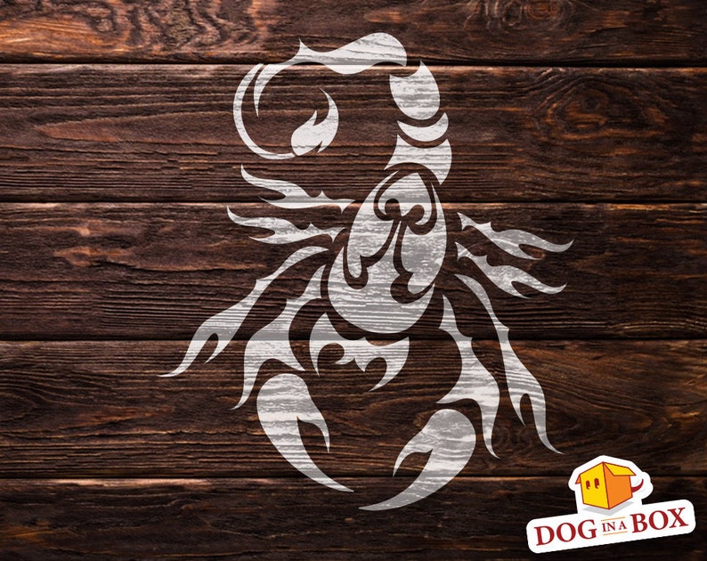 Scorpion Stencil N.3 Skorpio Stencil Scorpion Stencil - Etsy
