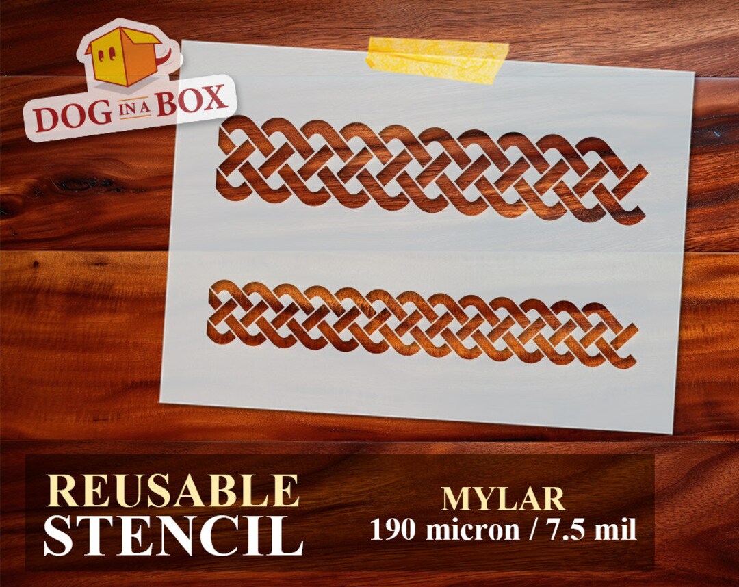 Celtic Knots Pattern N.10 - Celtic Stencil, Pattern Stencil, Geometric ...