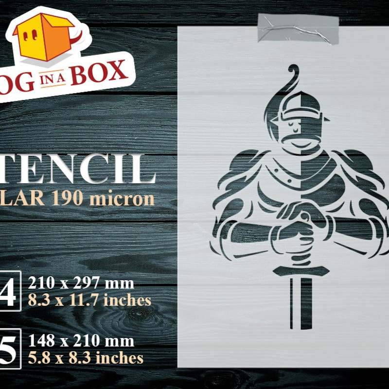 Medieval Wall Stencil - Etsy