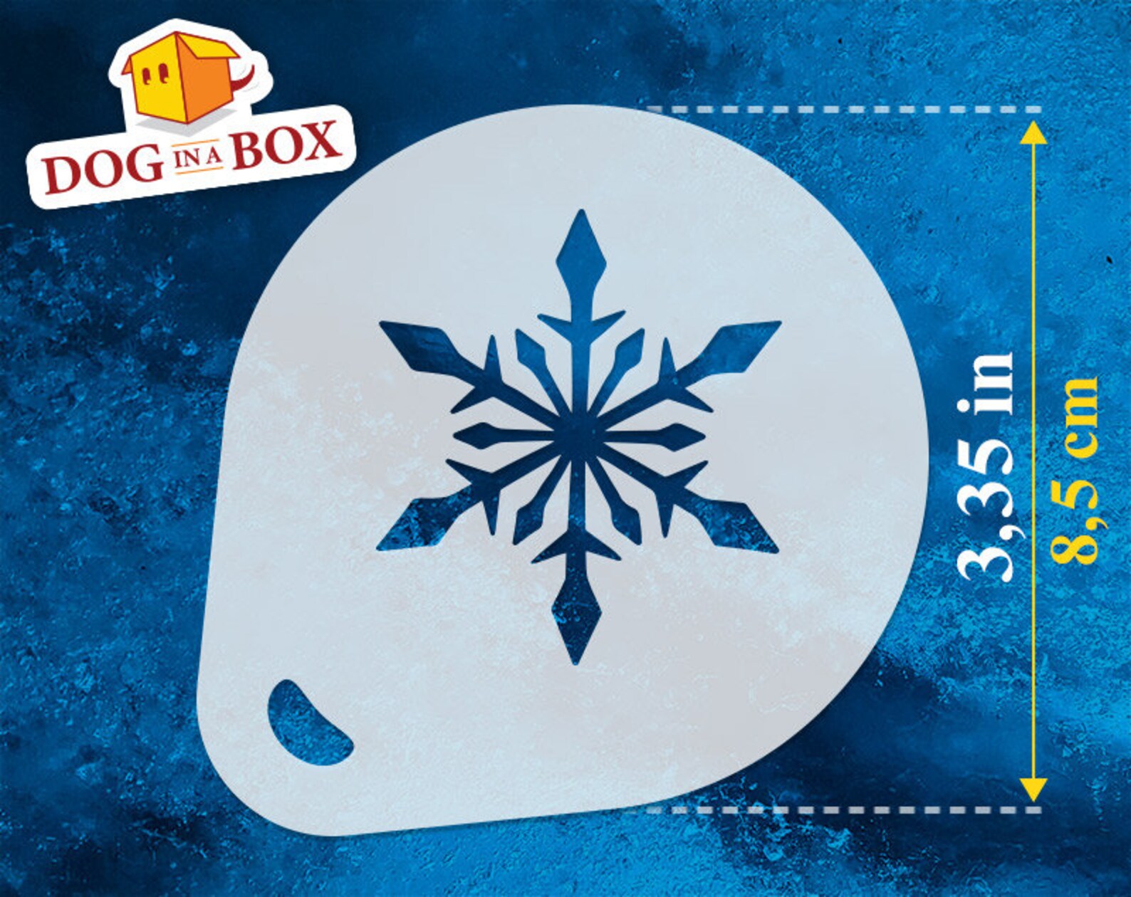 Snowflakes Stencils Set of 6 Cookie Stencils: Snowflakes - Etsy