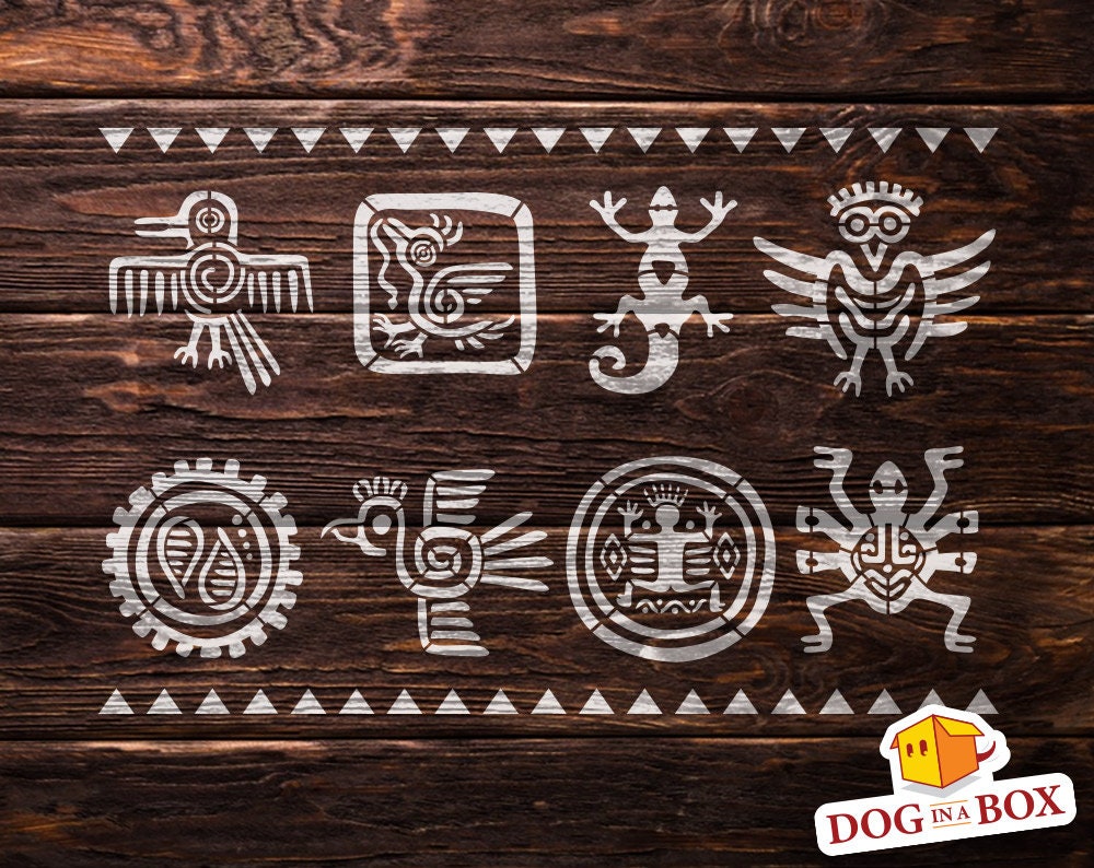 Mayan Stencil N.1 Reusable Inca Stencil Inkan Stencil Inca - Etsy UK
