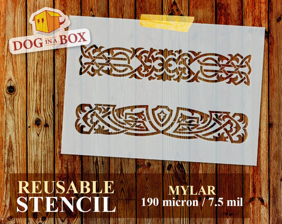 Celtic Knots Pattern N.5 - Celtic Stencil, Pattern Stencil, Geometric ...