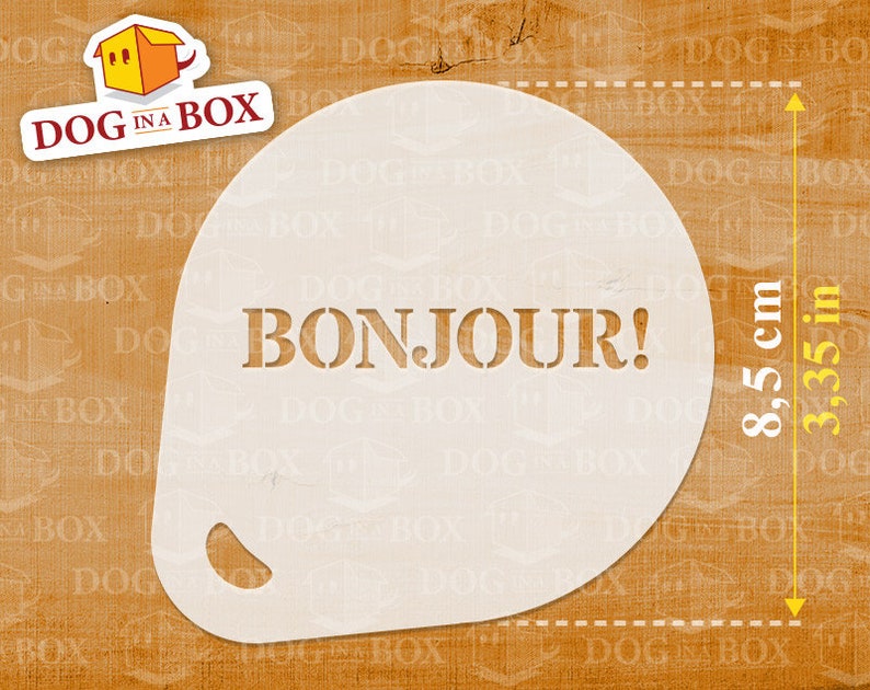 Set of 3 Coffee Stencils Good Morning Stencil Food Stencil - Etsy