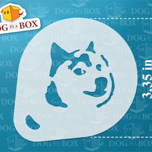 Meme Stencils Set, 3 Coffee Stencils, Cappuccino, Meme, Face Painting ...