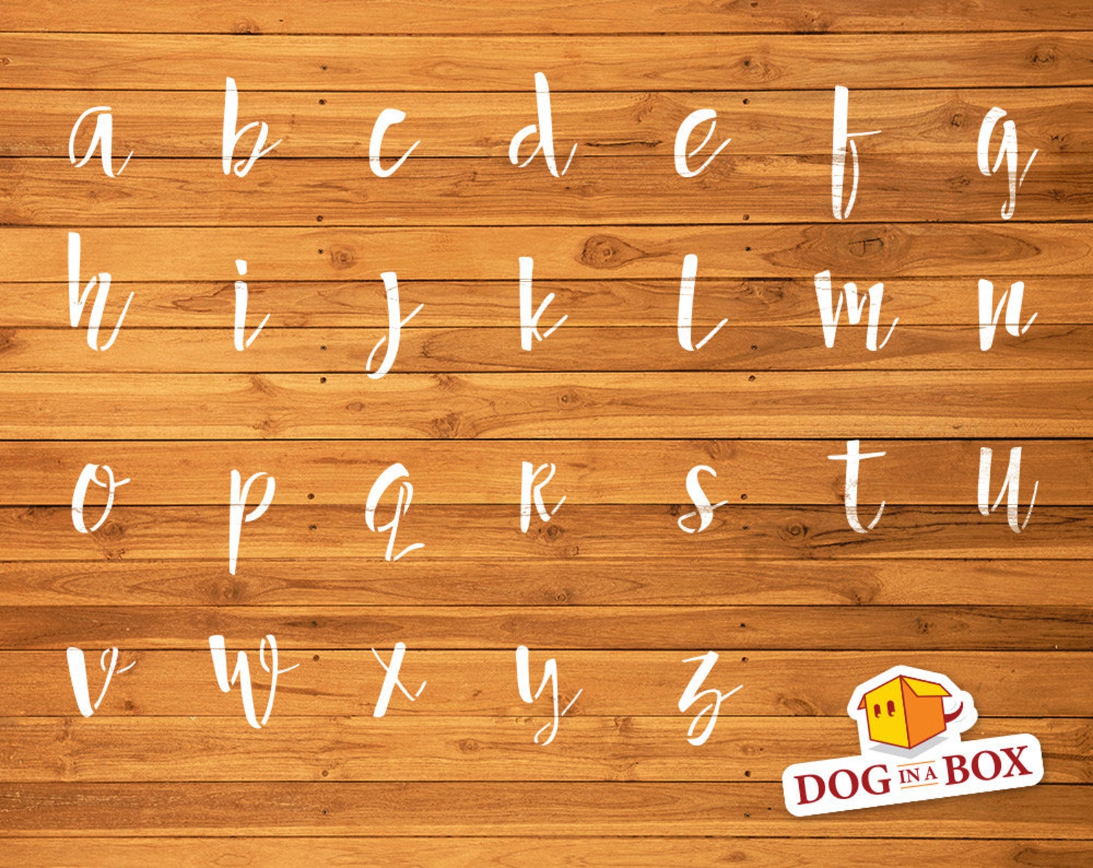 Alphabet Stencil N.18 Lowercase Letters Stencils. Font - Etsy