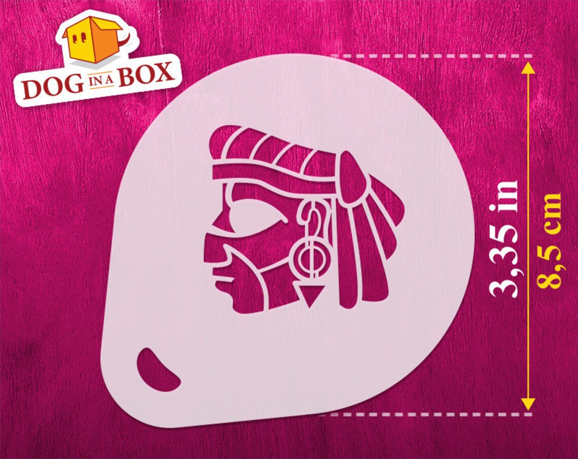 Aztec Symbols Cookie Stencil Set N.1 Set of 6 Aztec Stencil | Etsy