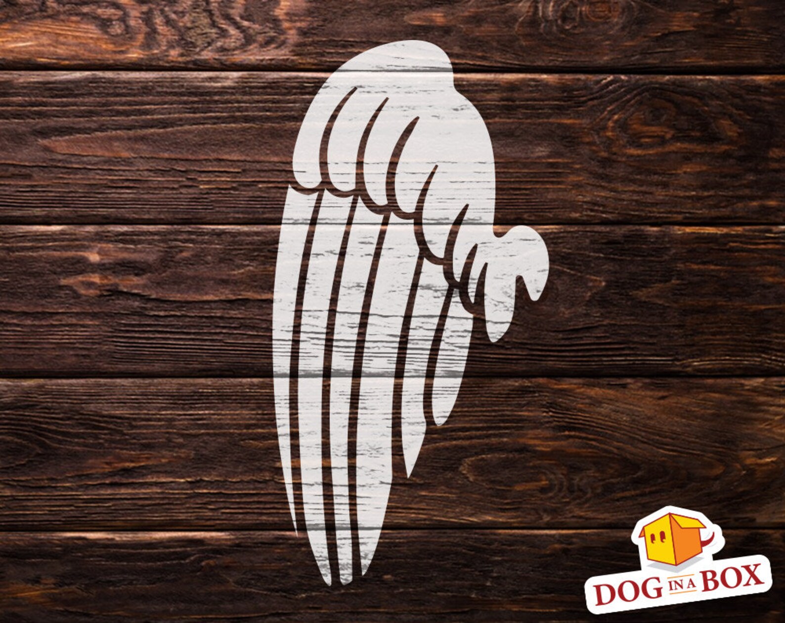 Single Angel's Wing Stencil N.1 Reusable Stencil for - Etsy