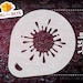 Paint Splat Stencils Set, 3 Coffee Stencil, Ink Splat Stencil, Paint ...