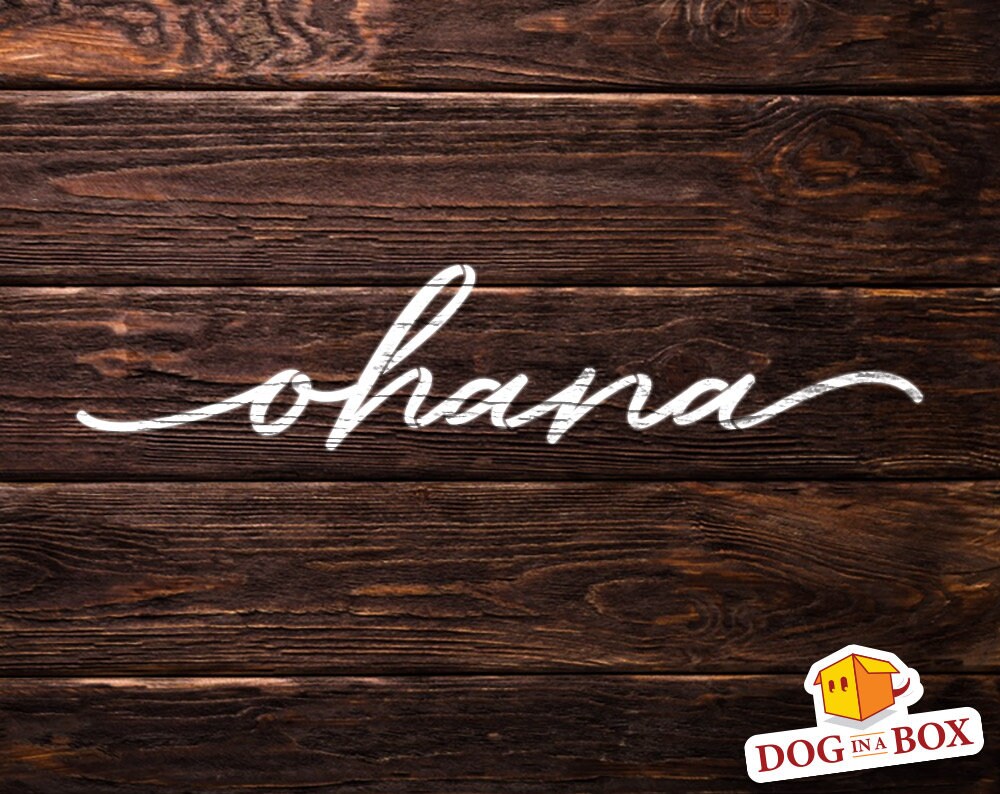 Ohana Stencil: Reusable Mylar for Wood Signs & Walls - Etsy