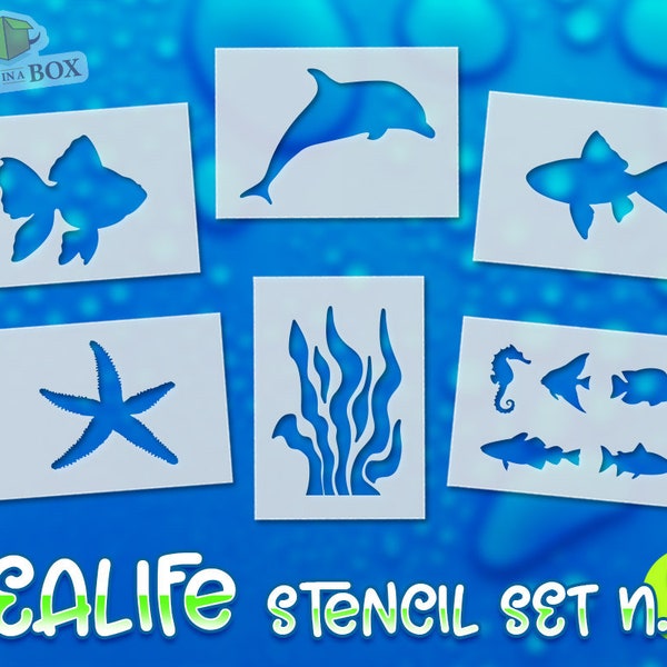 Sea Life Stencils - Etsy