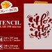Ho Ho Ho Stencil, Christmas Stencil, Christmas Decor Stencil, Windows ...