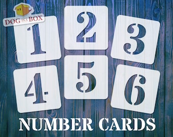 French Vintage Numbers Stencil for Furniture Walls and - Etsy