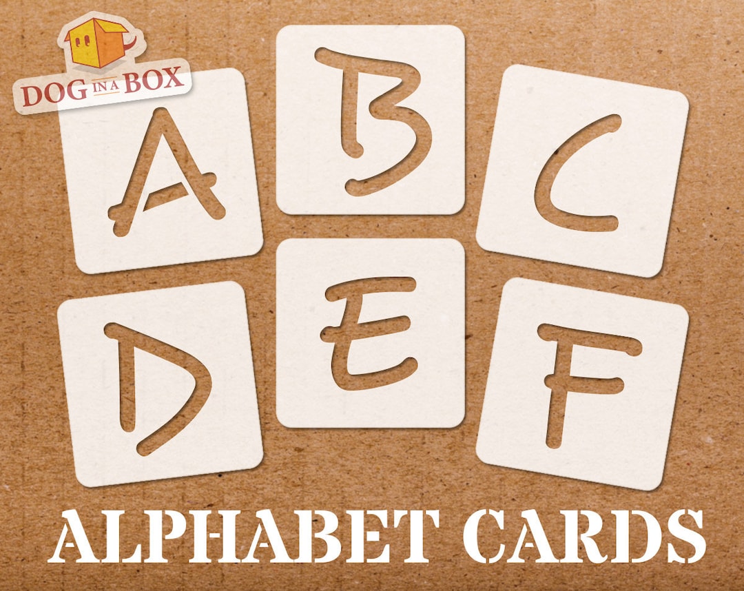 Alphabet Stencils Font N.12 - Uppercase. Reusable Letters Stencil. Font ...