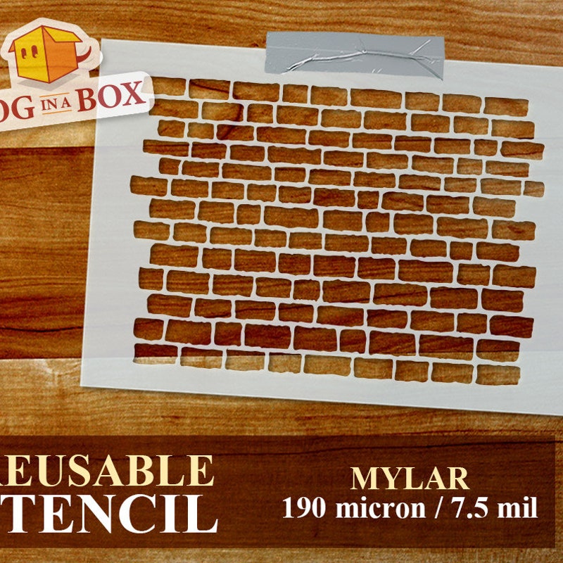 Brick Stencil - Etsy