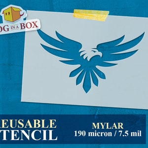 Eagle Stencil N.6 - Reusable American Stencil. Symbol of Freedom ...