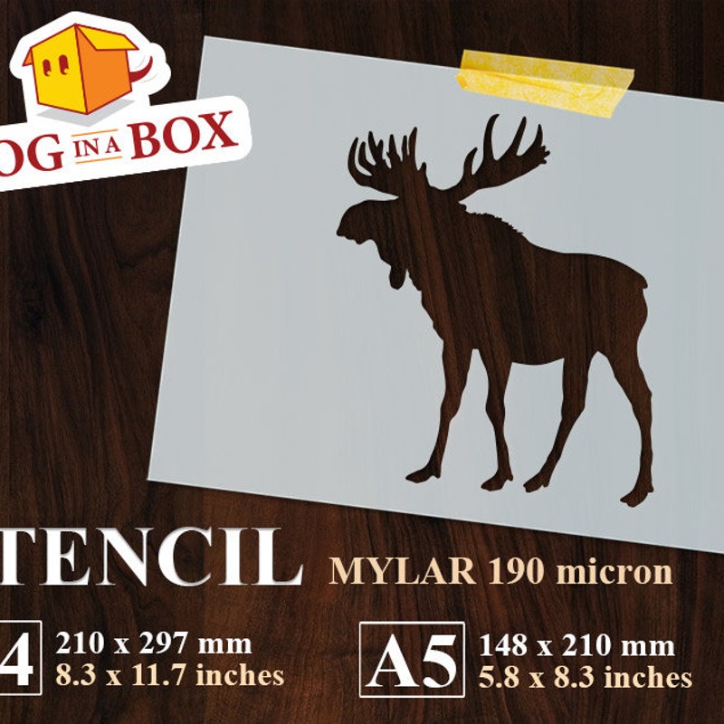 Elch schablone - Etsy.de