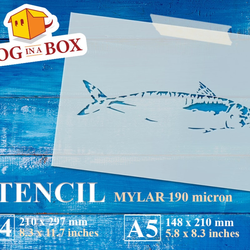 Fish Stencil - Etsy