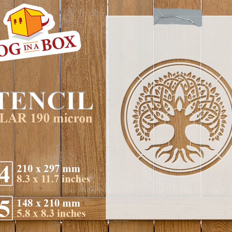 Tree of Life Stencil - Etsy