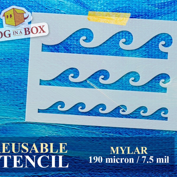 Wave Stencil - Etsy