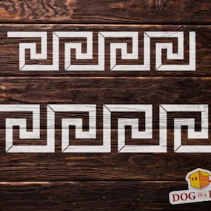 Greek Key Stencil N.3 - Reusable Greek Key Pattern Stencil. Greek ...