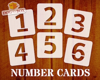 Numbers Stencil, Reusable Numbers Stencil, Art Stencil, DIY Craft ...