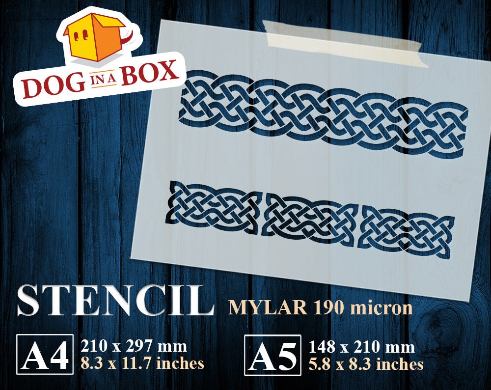 Celtic Knots Pattern N.3 Celtic Stencil Pattern Stencil - Etsy