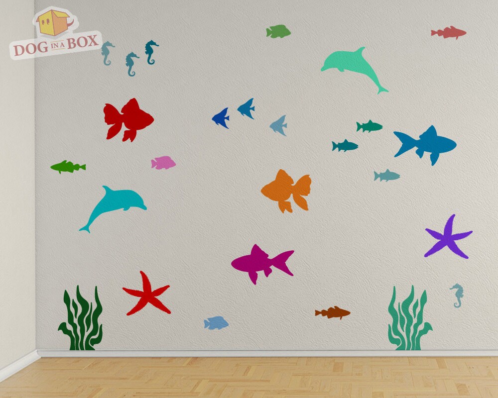 Sealife Stencils Set N.2 6 Different Sea Life Stencils. | Etsy