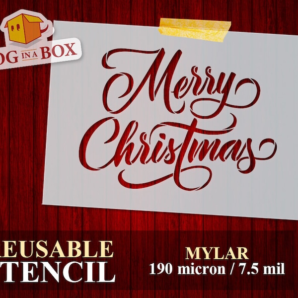 Large Christmas Window Stencils - Etsy